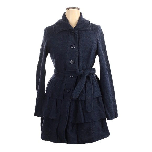 Cynthia Rowley | Jackets & Coats | Cynthia Rowley Xl 0 Wool Trench Coat ...